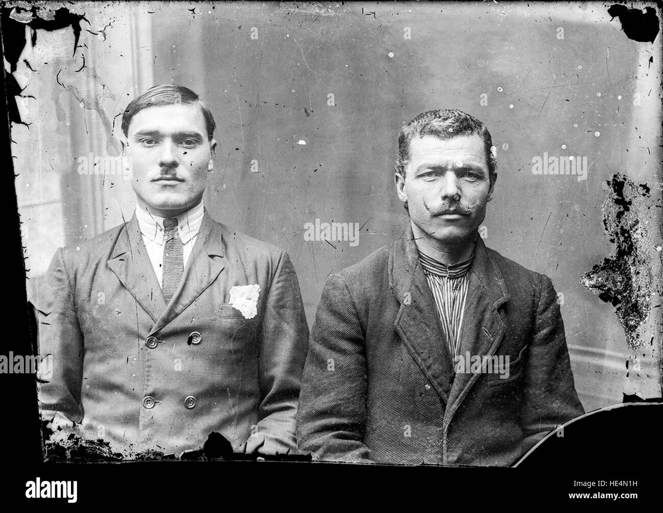 A photograph of two Romanian men by Costica Acsinte, reflecting the ...