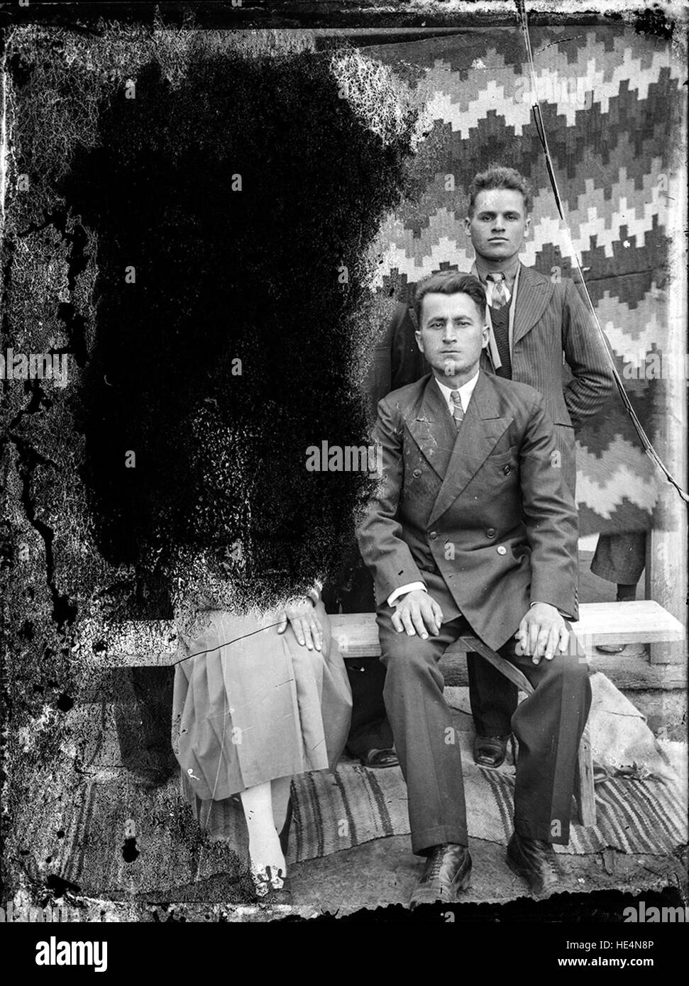 A portrait of a Romanian family captured on glass plates by Costica ...