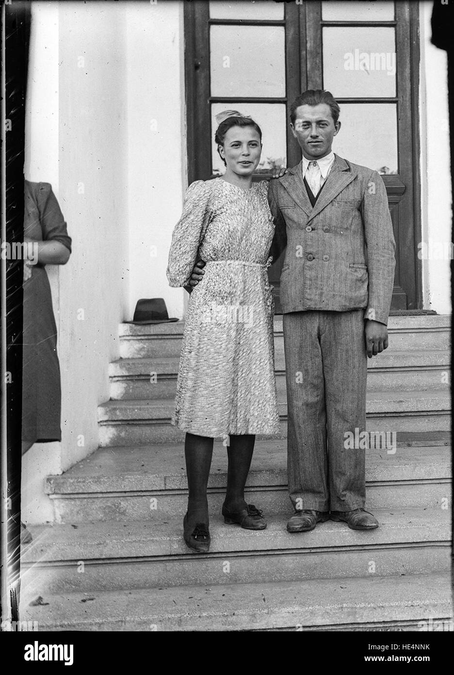Two portraits, Costica Acsinte Archive, Ialomita, Romania Stock Photo ...