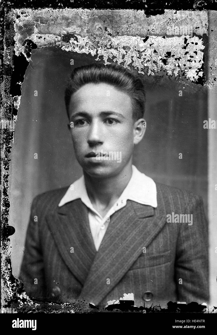 Two portraits captured by Costica Acsinte, preserved in the Costica ...