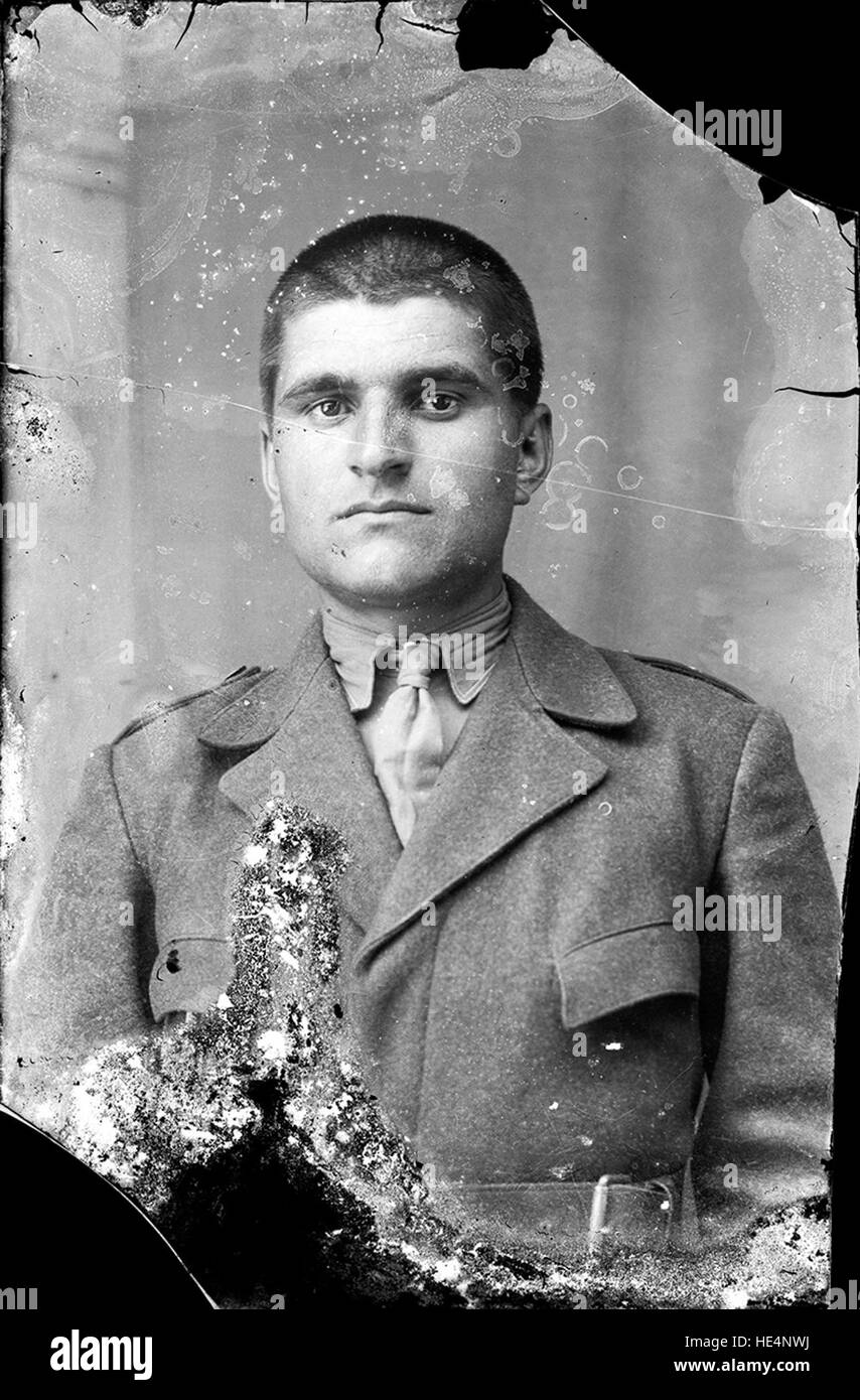 Portrait of a man, from the Costică Acsinte Archive, Ialomița, Romania ...