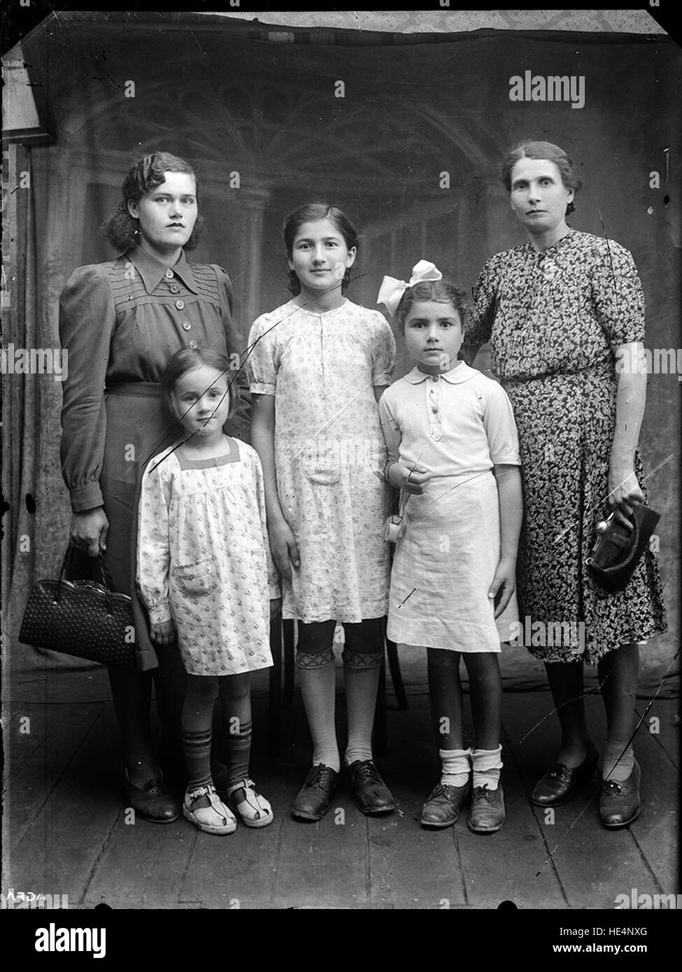 A historic portrait of a Romanian family, captured by Costica Acsinte ...