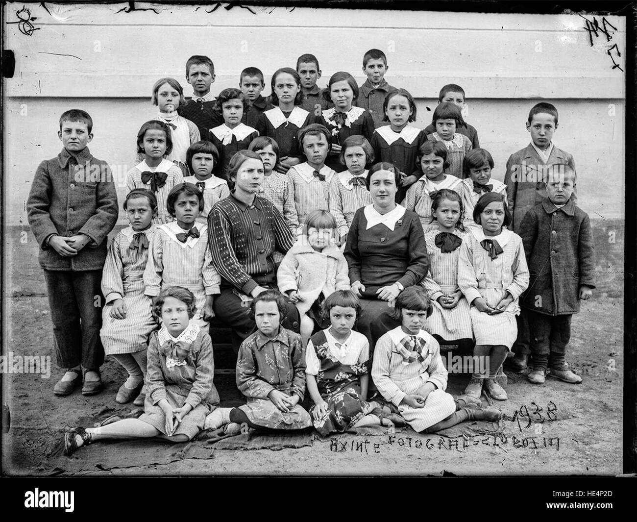 Romania school children Black and White Stock Photos & Images - Alamy