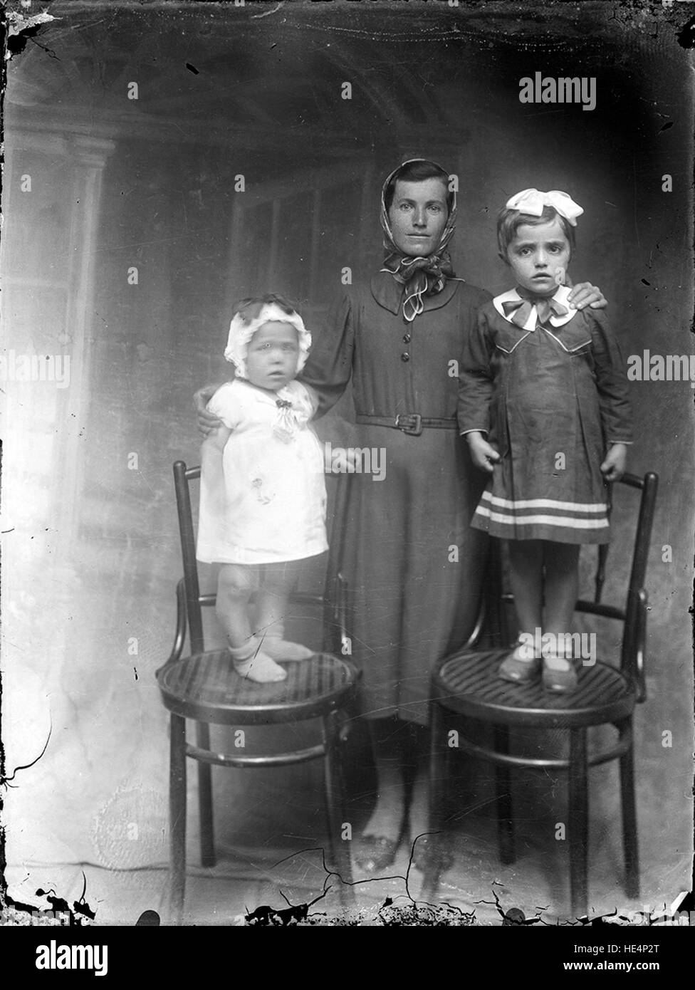 A family portrait from the Costica Acsinte Archive, capturing a ...