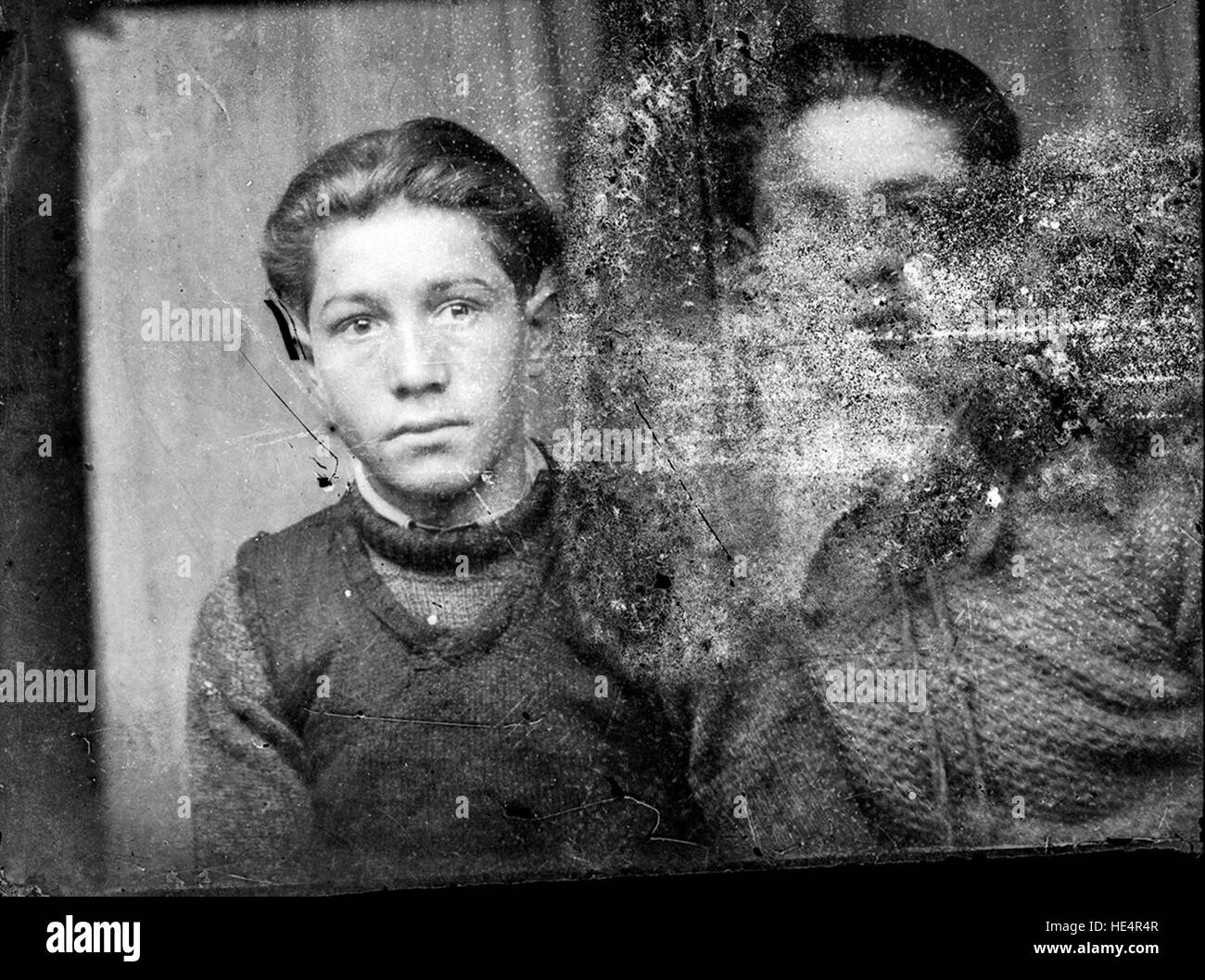 Two portraits captured on sheet film by Costică Acsinte, showcasing ...