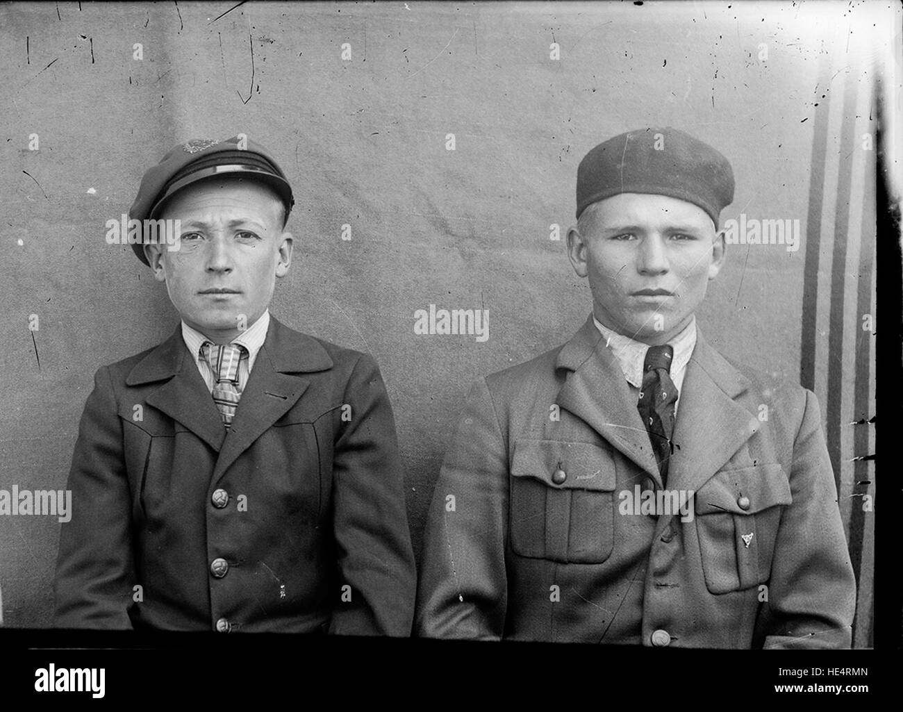 Four portraits captured by Costicica Acsinte, showcasing the ...