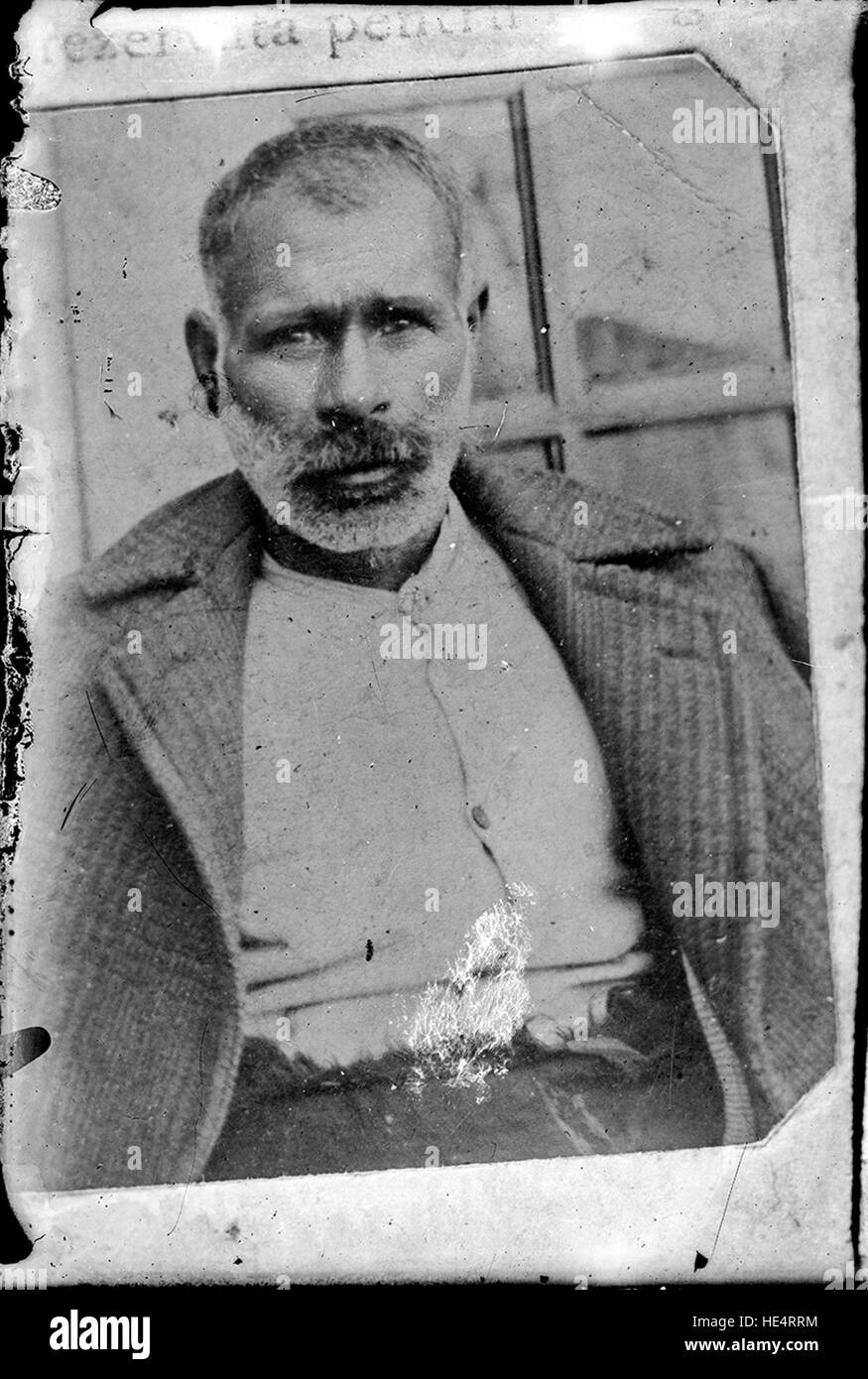 Two reproduced portraits from the Costica Acsinte Archive, showcasing ...