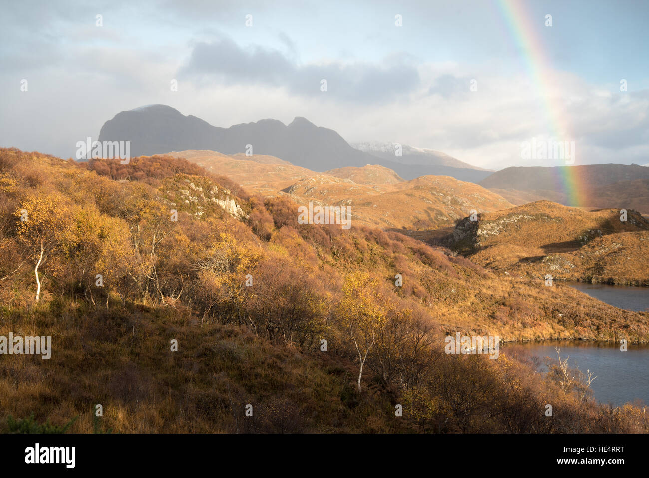 Assynt panoramic hi-res stock photography and images - Alamy