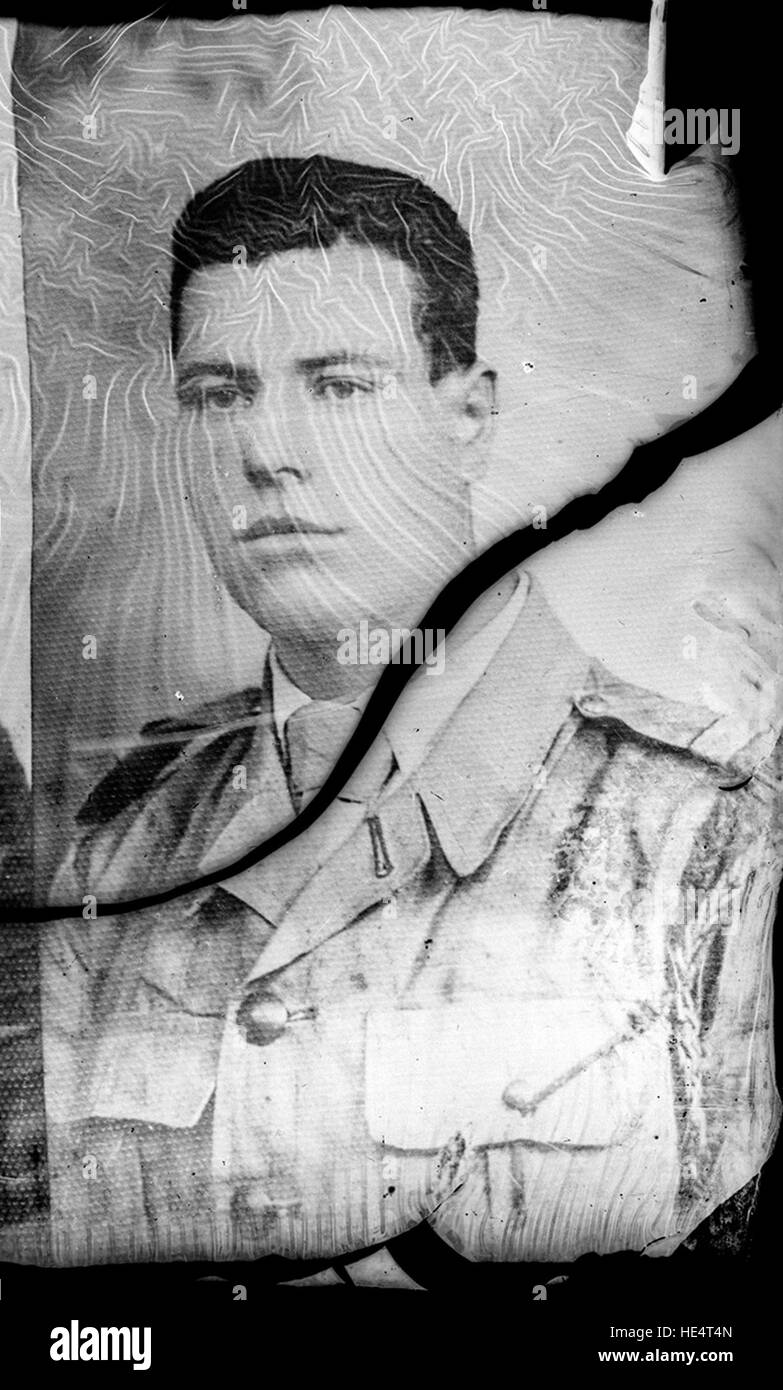 Three portrait reproductions from the Costica Acsinte Archive, showing ...