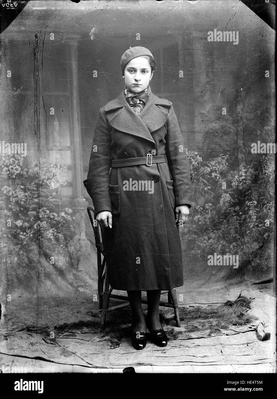 Portrait of a woman from Romania, Costică Acsinte archive, historical ...