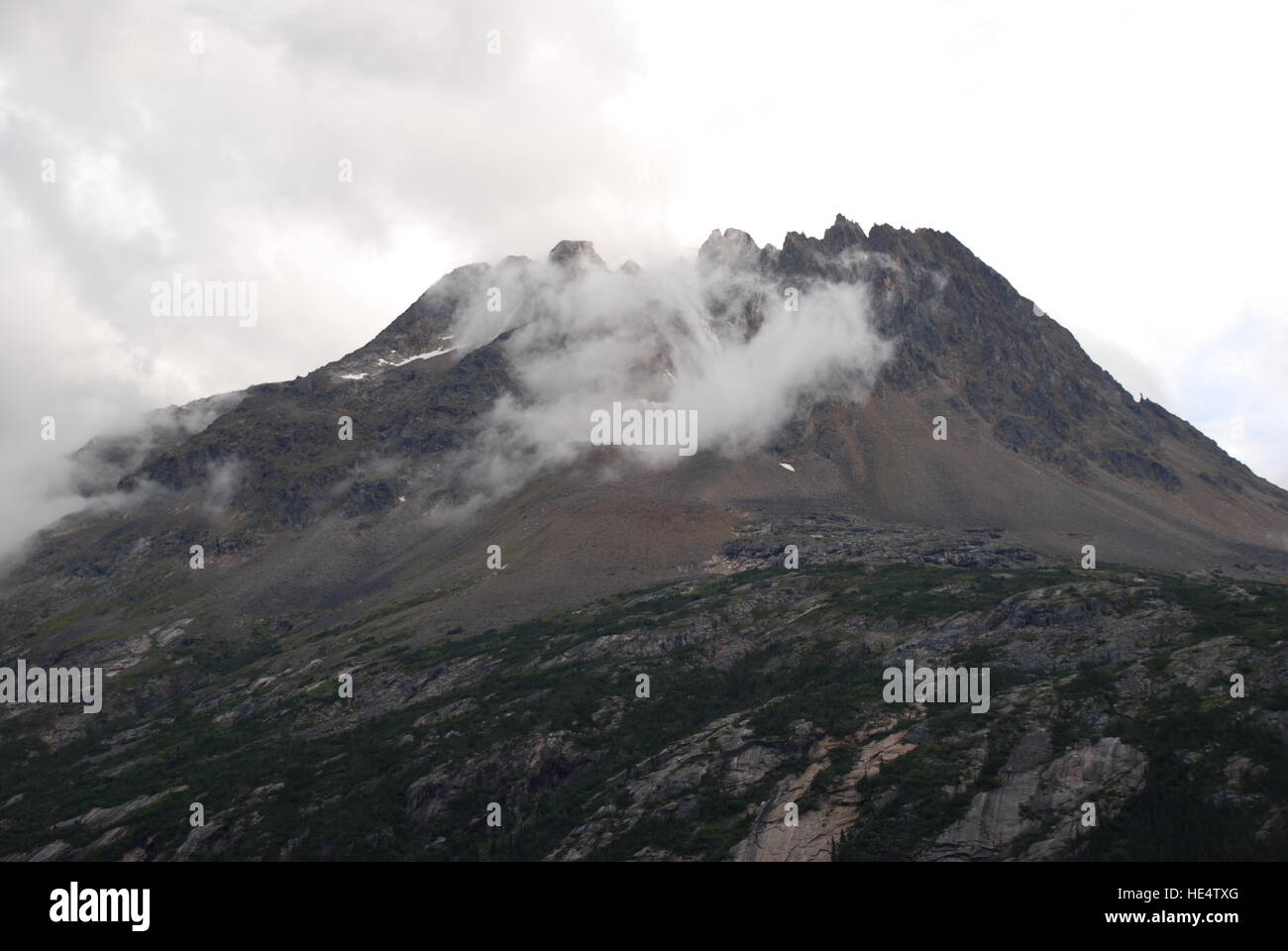 Alaskan sawtooth mountains Stock Photo - Alamy