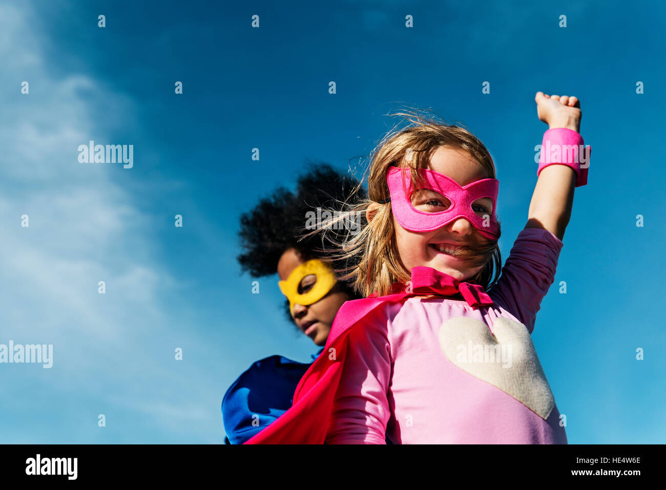 Children Childhood Super Hero Concept Stock Photo - Alamy