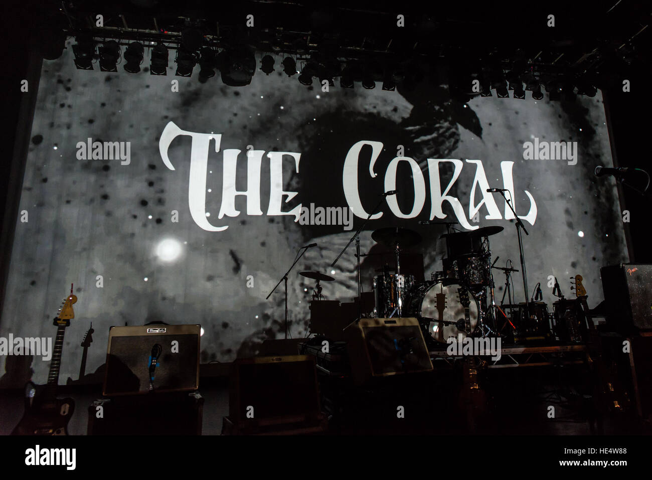 London, UK. 16th Dec, 2016. The Coral perform at Shepherd's Bush Empire ...