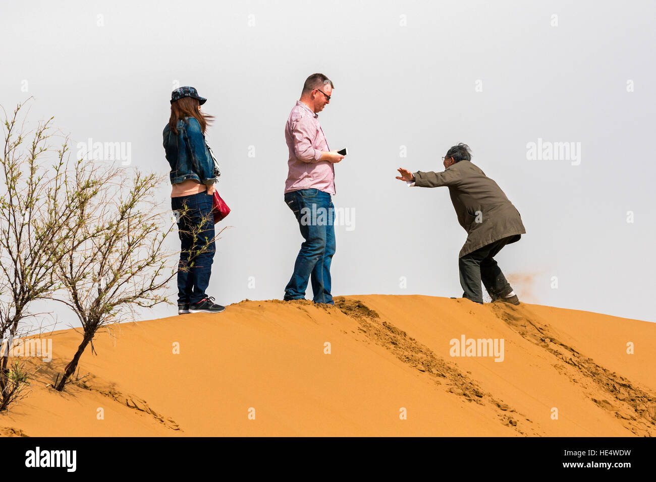 Shapotou Scenic Area, Zhongwei, Ningxia, China Stock Photo - Alamy