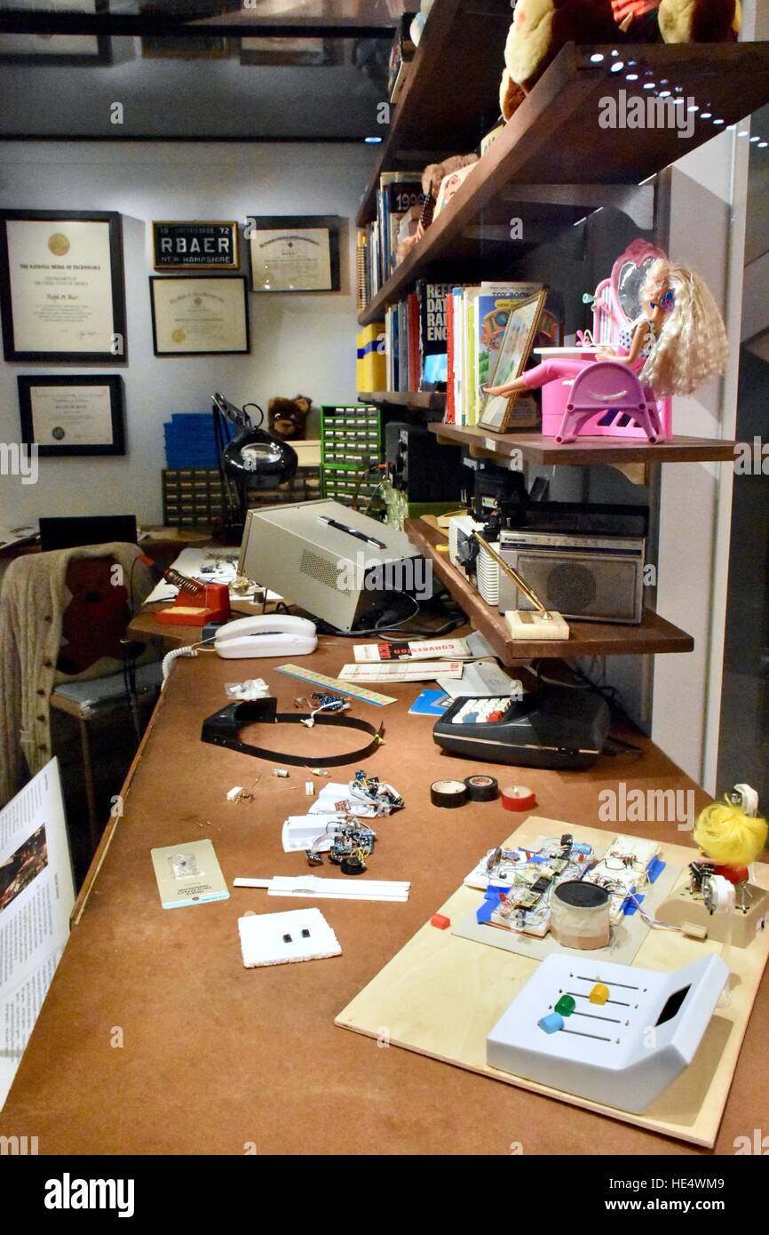 The places of invention exhibit in the Smithsonian museum in Washington ...