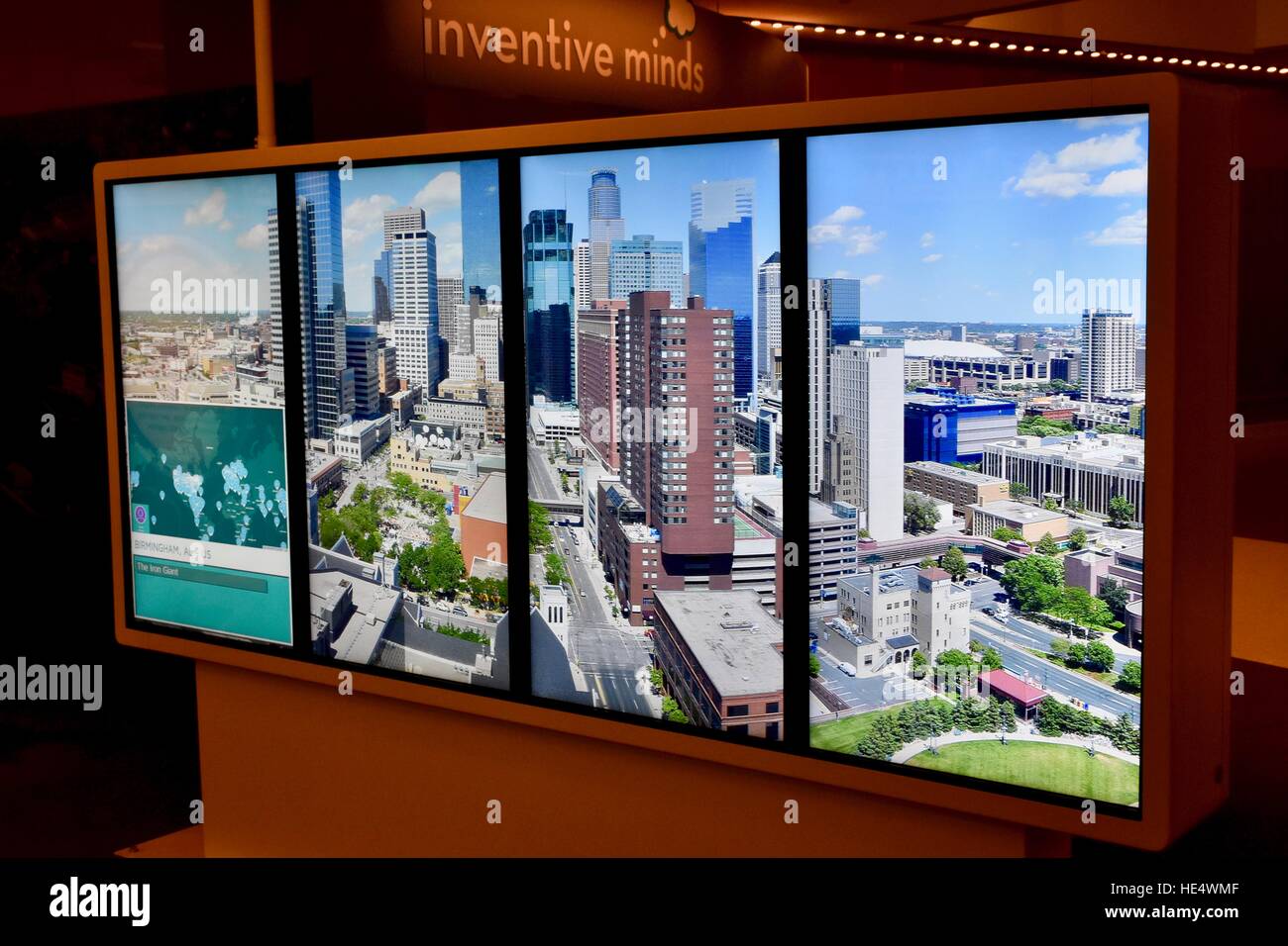 The places of invention exhibit in the Smithsonian museum in Washington ...