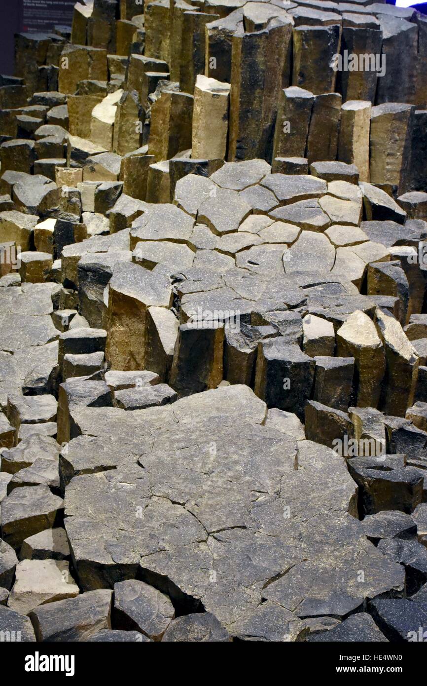 Rocks and minerals at the Smithsonian natural museum in DC Stock Photo ...