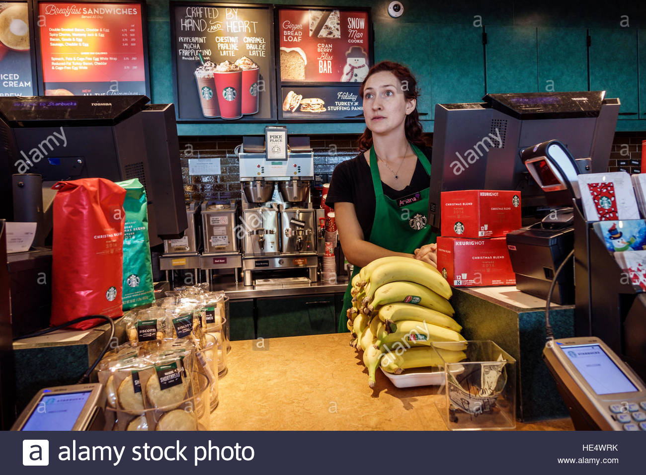 Starbucks Staff High Resolution Stock Photography and Images - Alamy