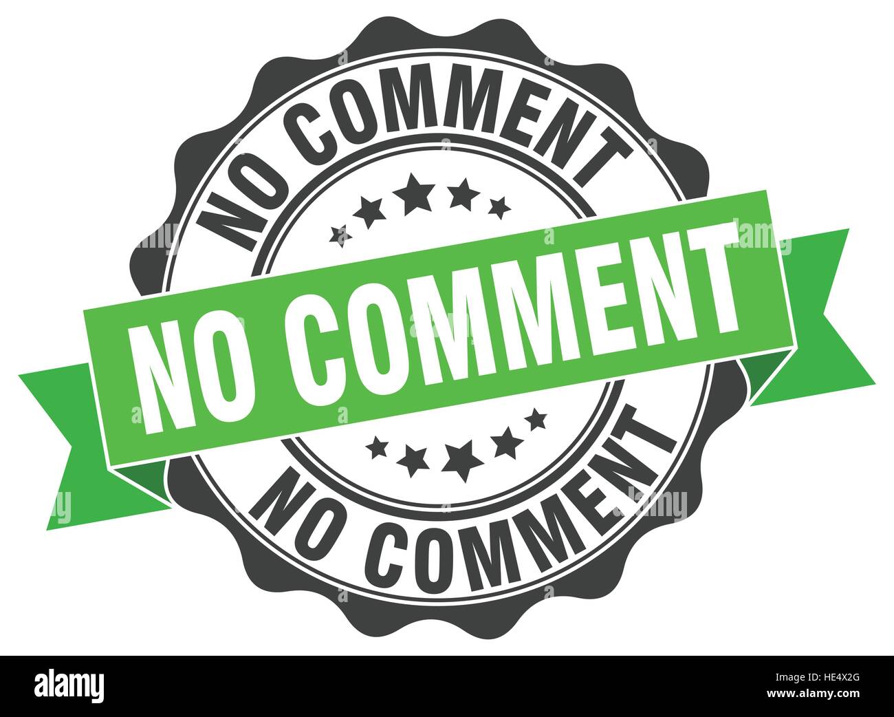 no comment stamp. sign. seal Stock Vector Image & Art - Alamy