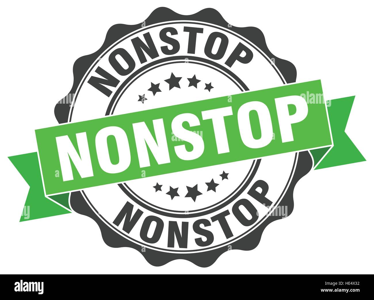 nonstop stamp. sign. seal Stock Vector Image & Art - Alamy
