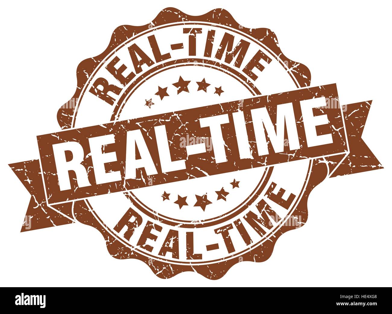 real-time stamp. sign. seal Stock Vector Image & Art - Alamy
