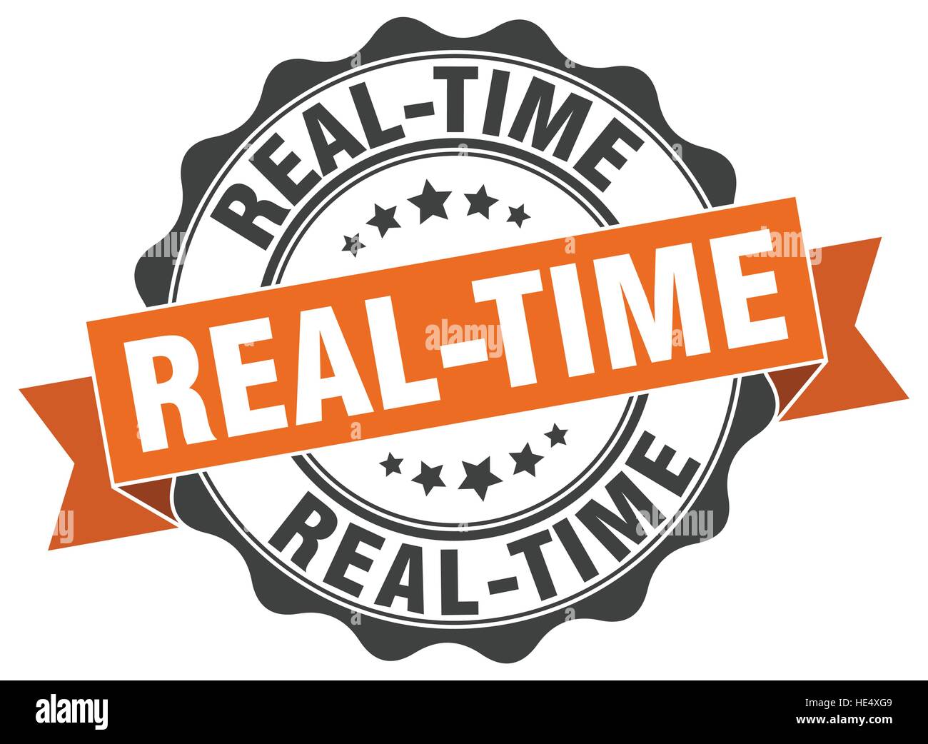 real-time stamp. sign. seal Stock Vector Image & Art - Alamy