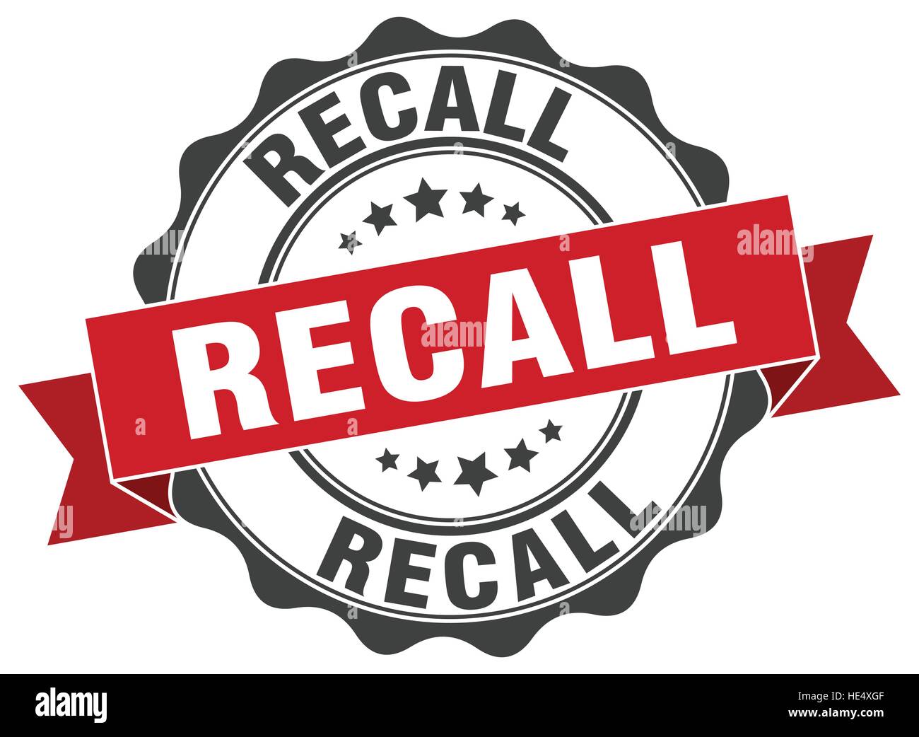 recall stamp. sign. seal Stock Vector Image & Art - Alamy