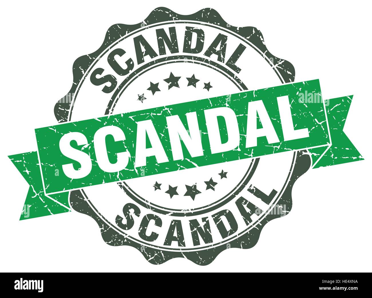 Scandal stamp sign seal hi-res stock photography and images - Alamy