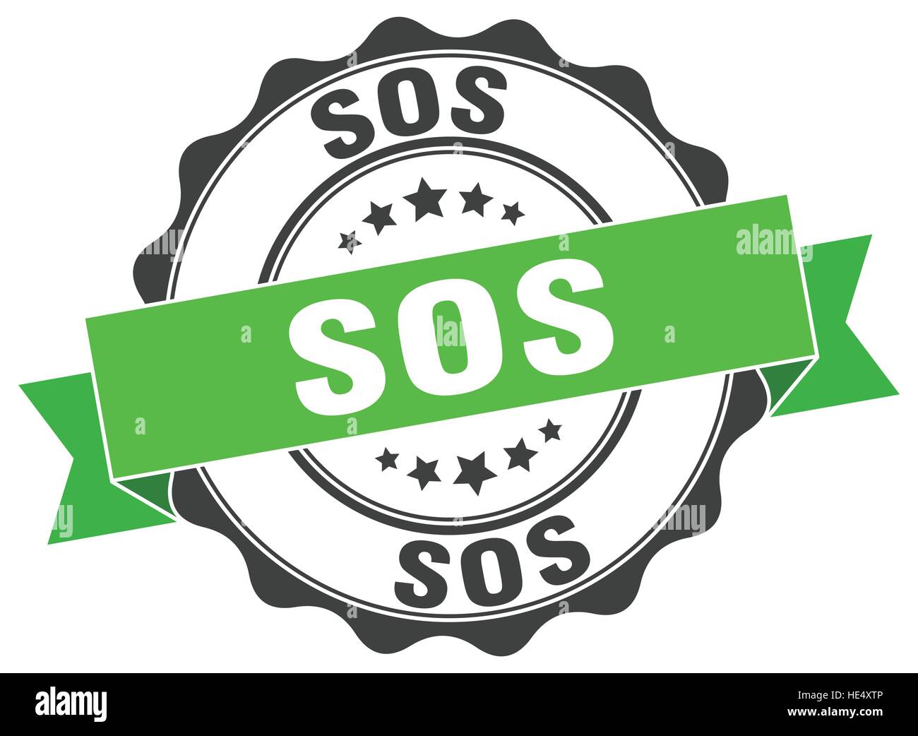 sos stamp. sign. seal Stock Vector Image & Art - Alamy