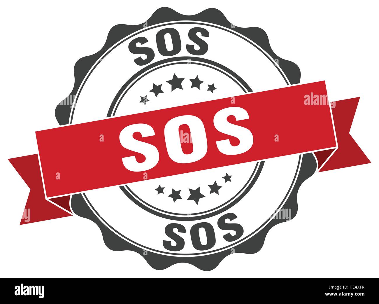 sos stamp. sign. seal Stock Vector Image & Art - Alamy