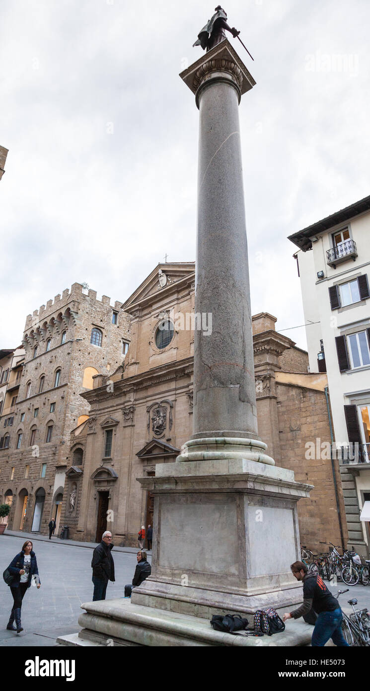 Column of justice firenze hi-res stock photography and images - Alamy