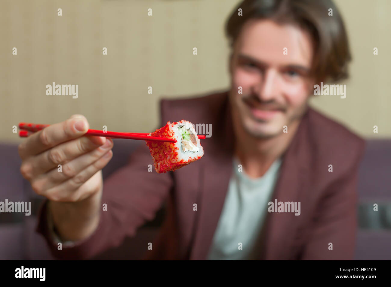 Adult using chopsticks hi-res stock photography and images - Alamy