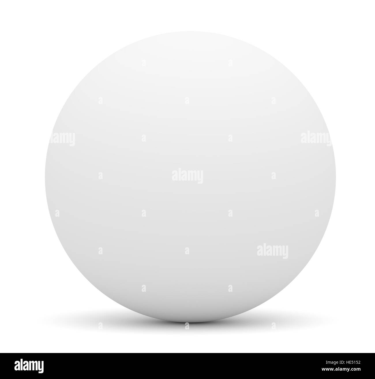 White sphere, isolated Stock Photo - Alamy