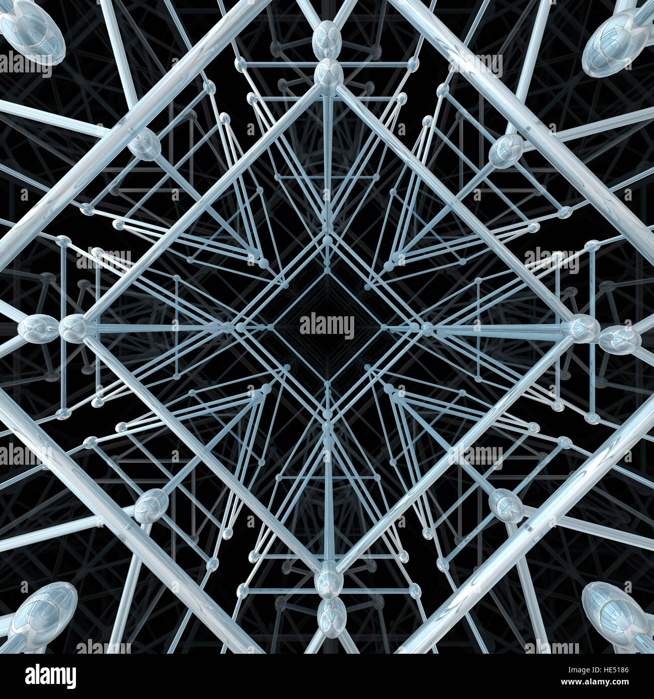 Abstract geometric pattern. Network connection Stock Photo - Alamy