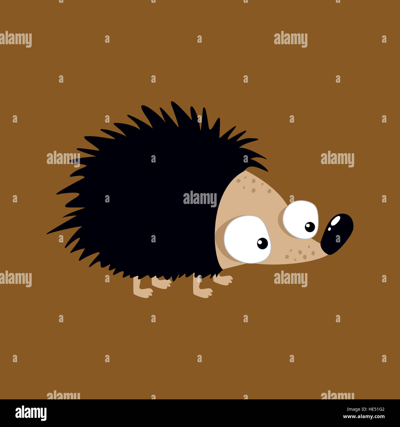 Hedgehog cartoon hi-res stock photography and images - Alamy