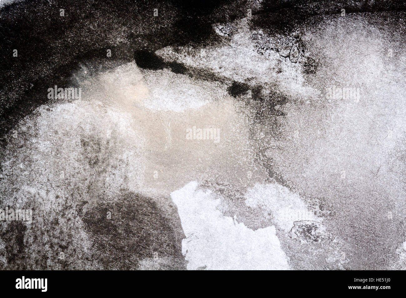 Abstract black hand painted watercolor texture. Abstract aquarelle ...