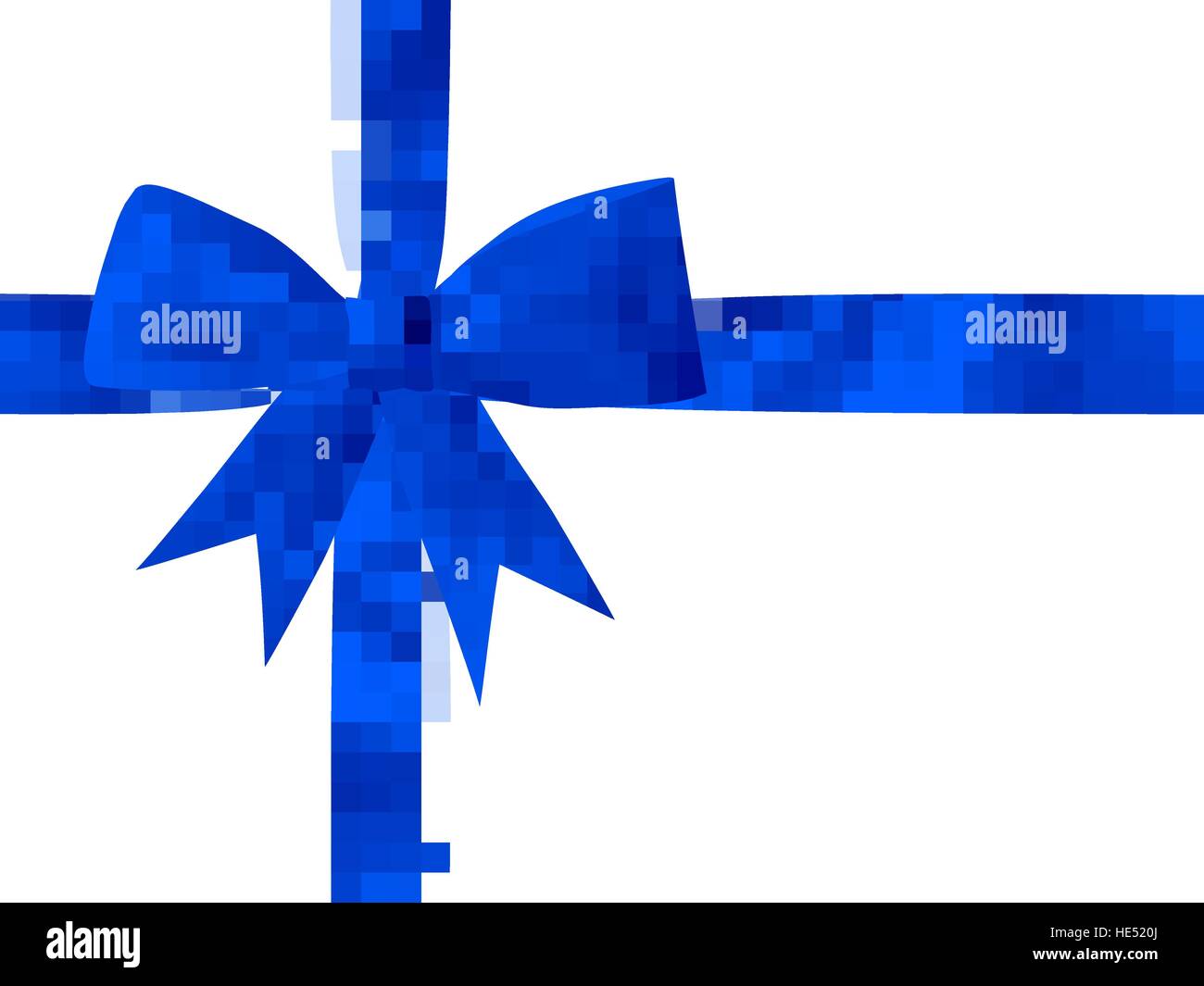 Blue bow Stock Vector Images - Alamy