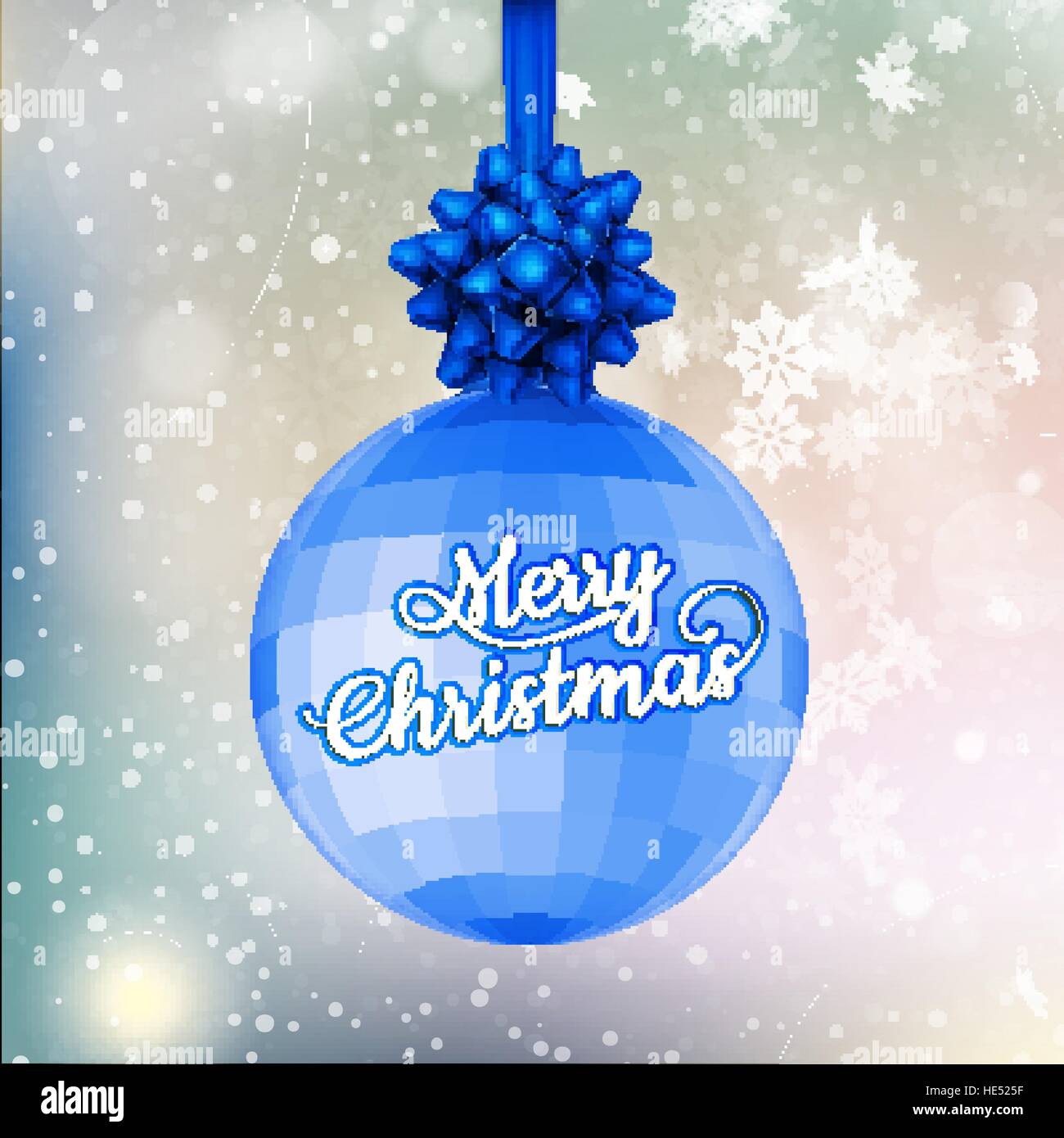 Blue christmas header vector Stock Vector Images - Alamy