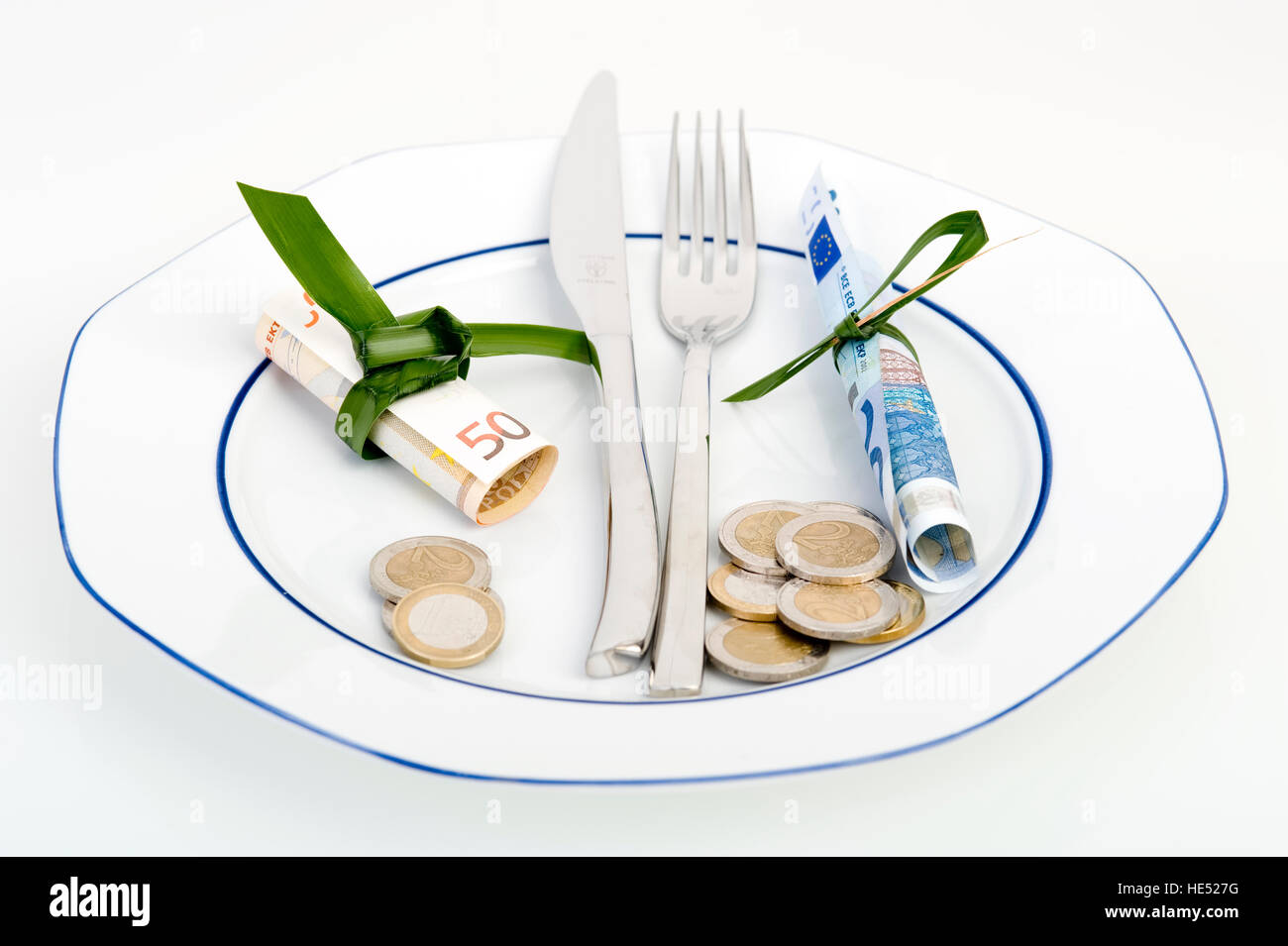 Symbolic picture for expensive food, dining Stock Photo - Alamy