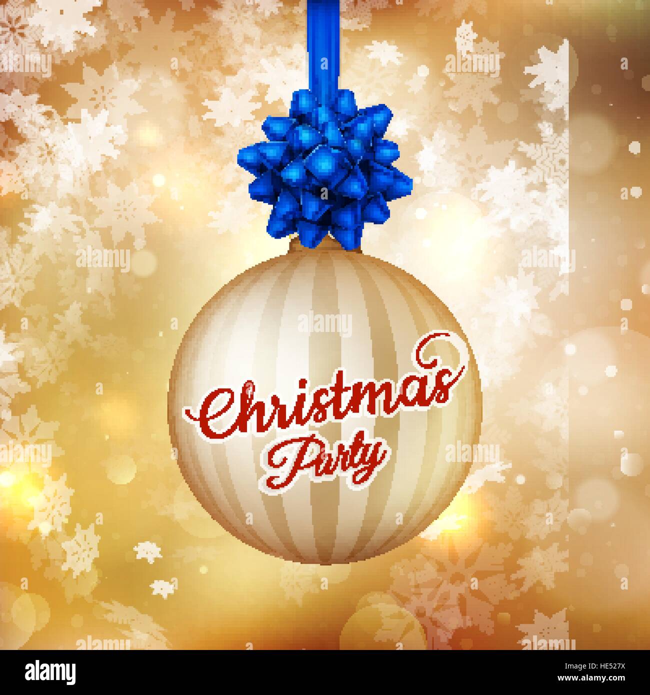 Christmas banner with baubles. EPS 10 Stock Vector Image & Art - Alamy