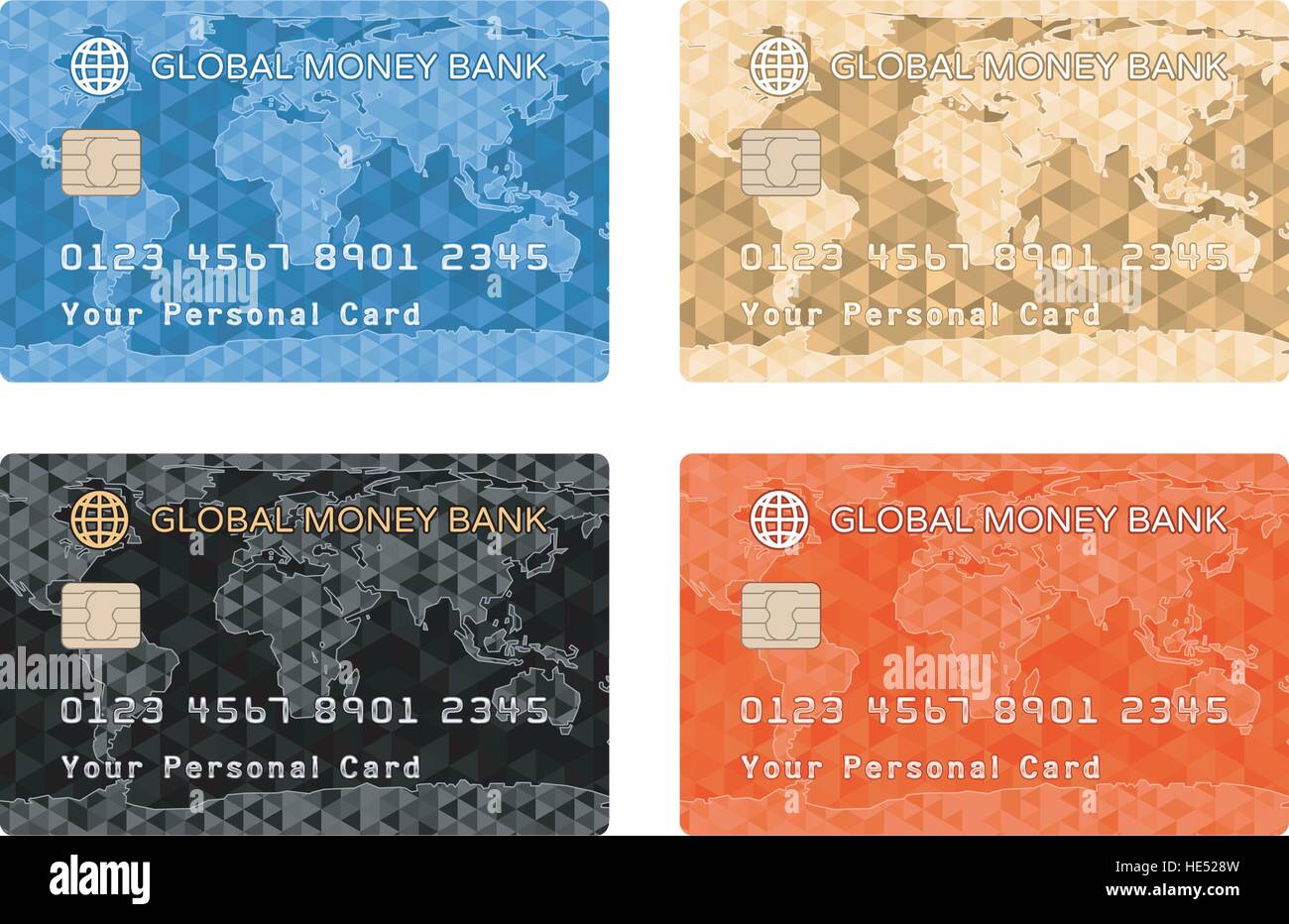 Payment Cards Design Stock Vector Image & Art - Alamy