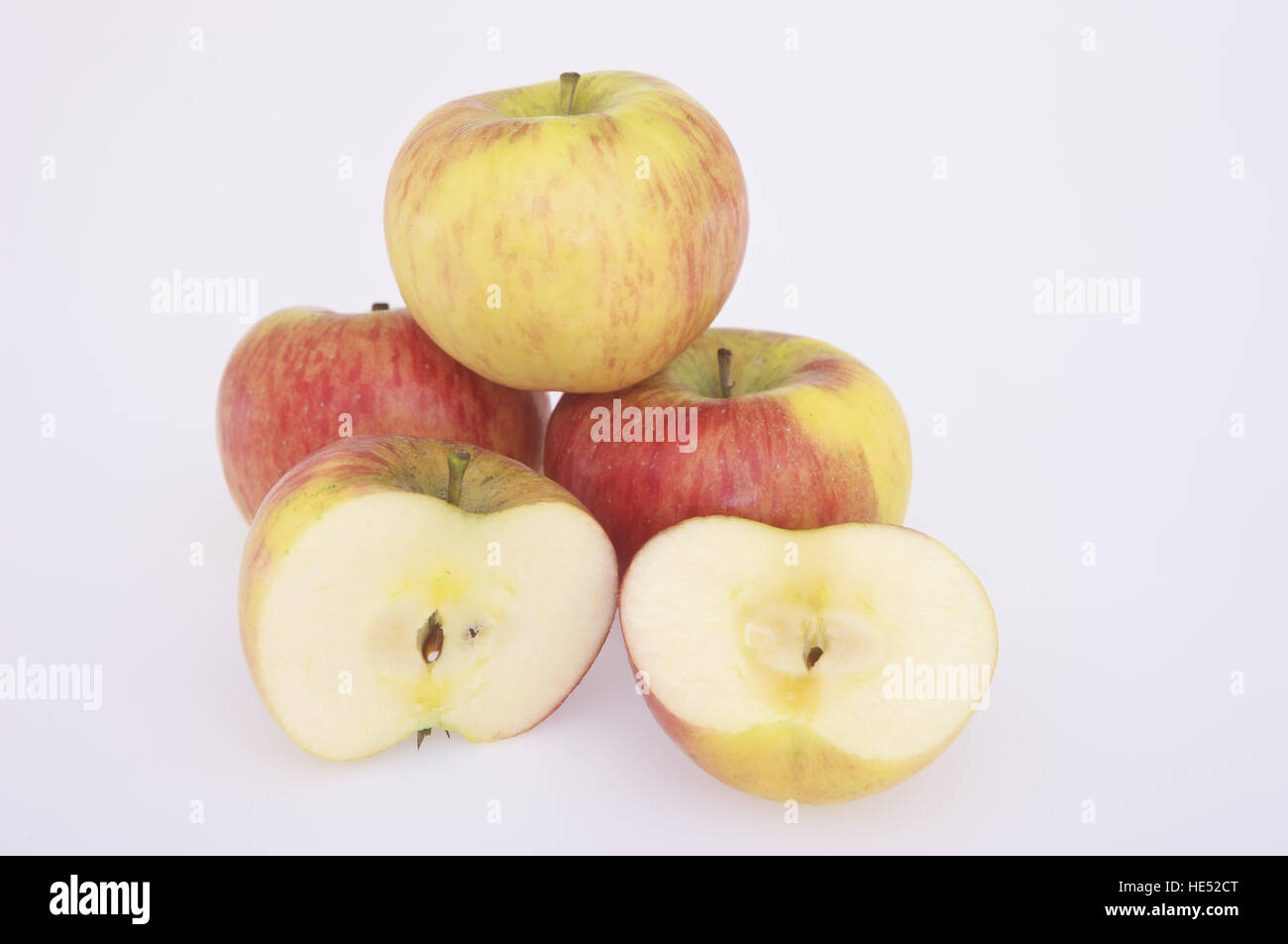 Apple half cut open hi-res stock photography and images - Alamy