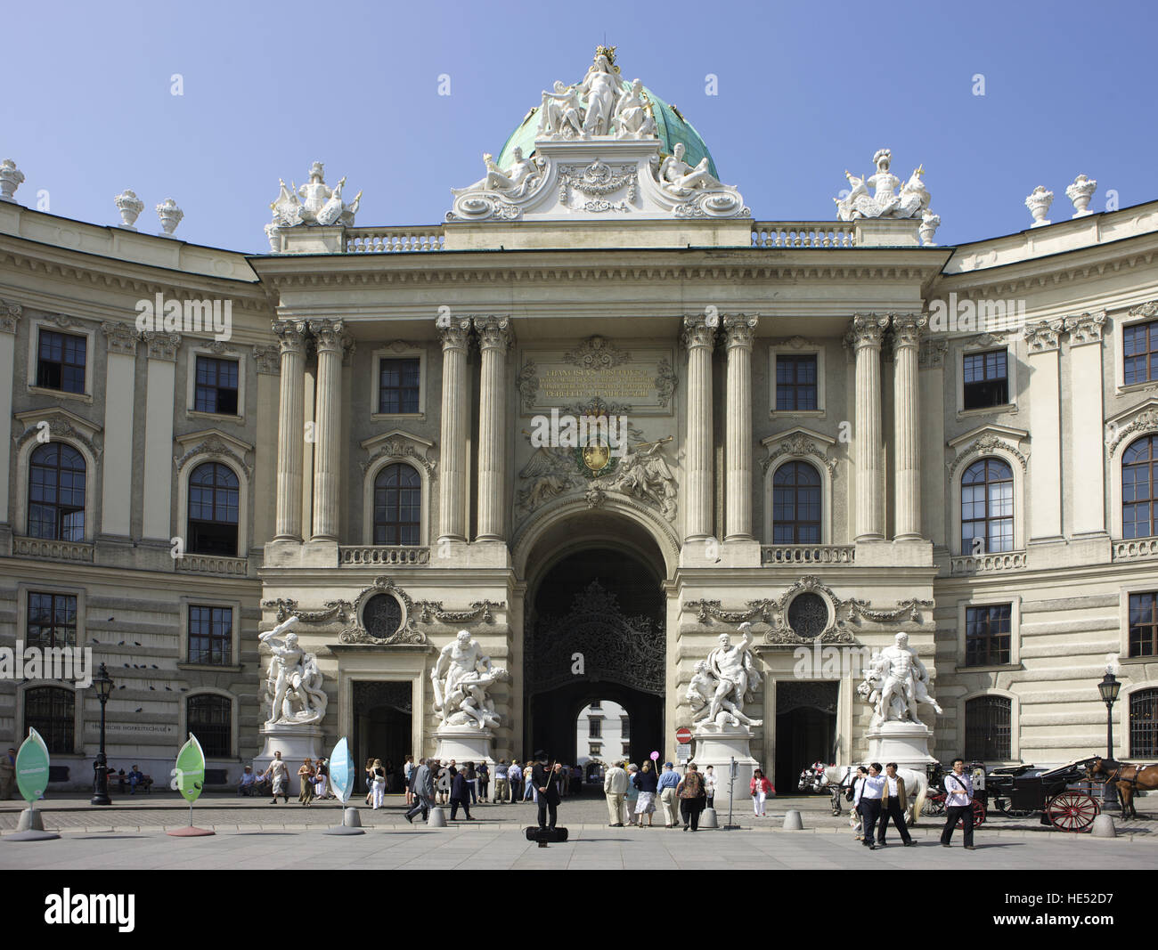Michaelertrakt Wing on Michaelerplatz Square, Hofburg Imperial Palace ...