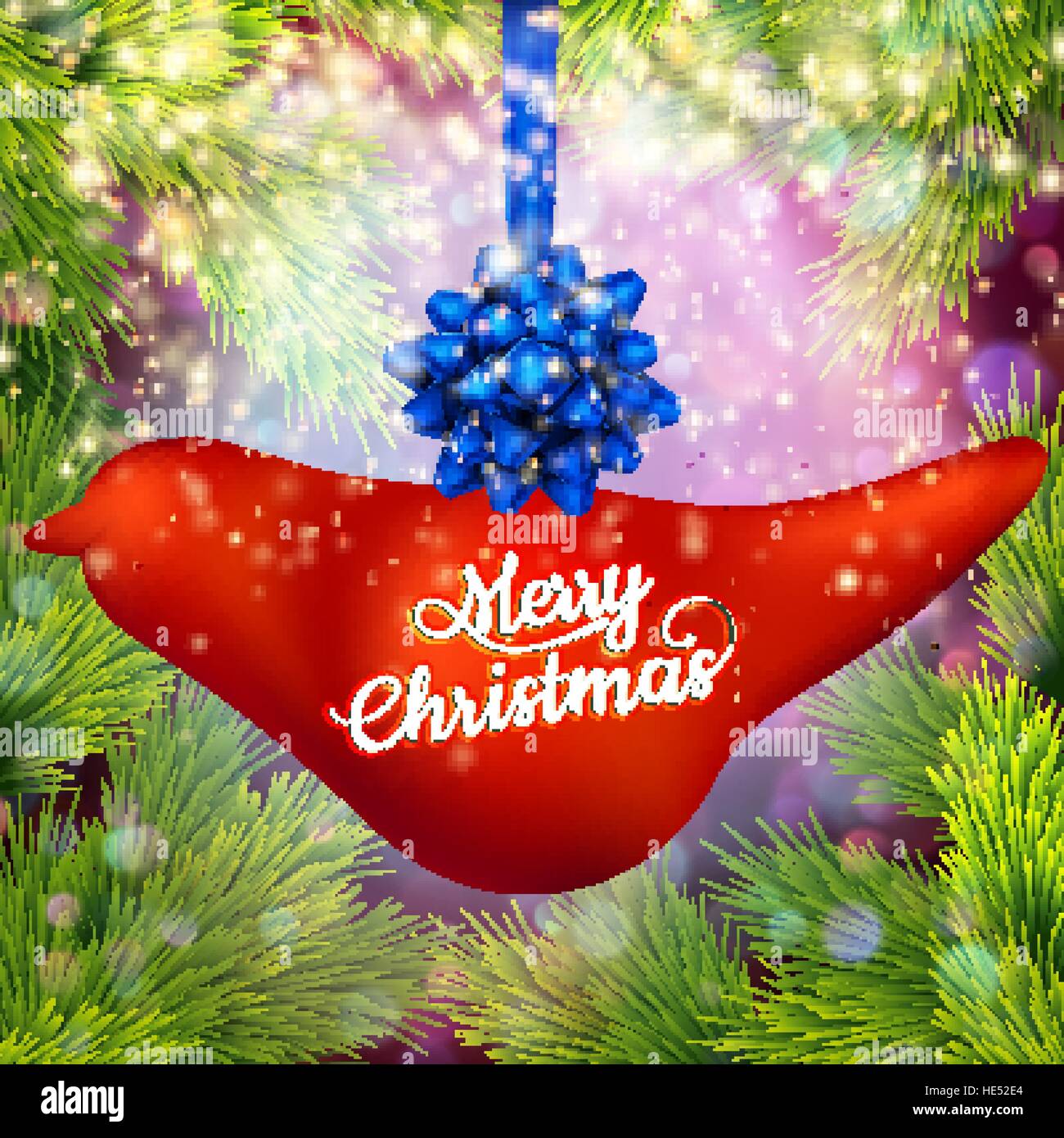 Luxury christmas red ball Stock Vector Images - Alamy