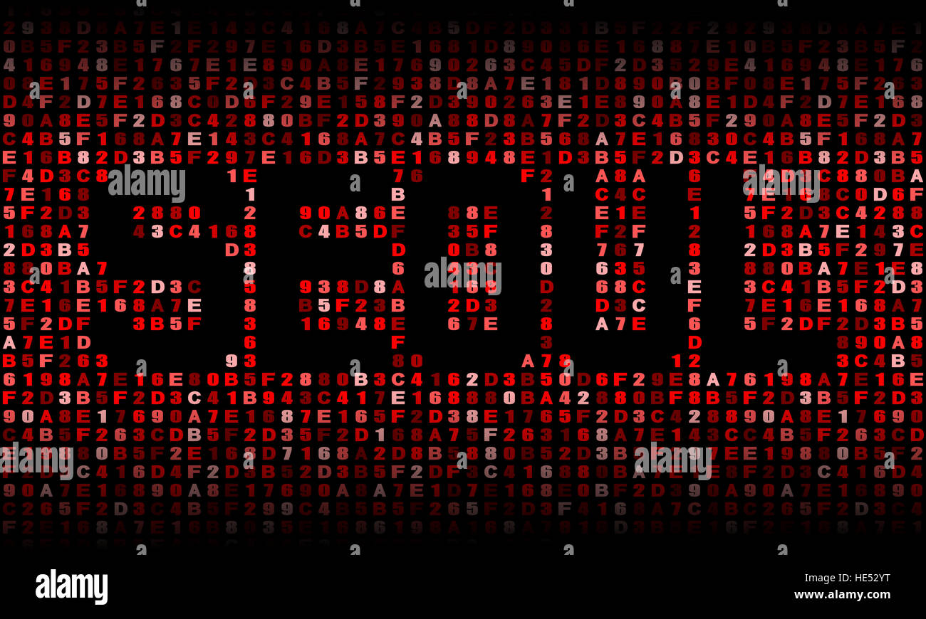 Seoul text on hex code illustration Stock Photo - Alamy