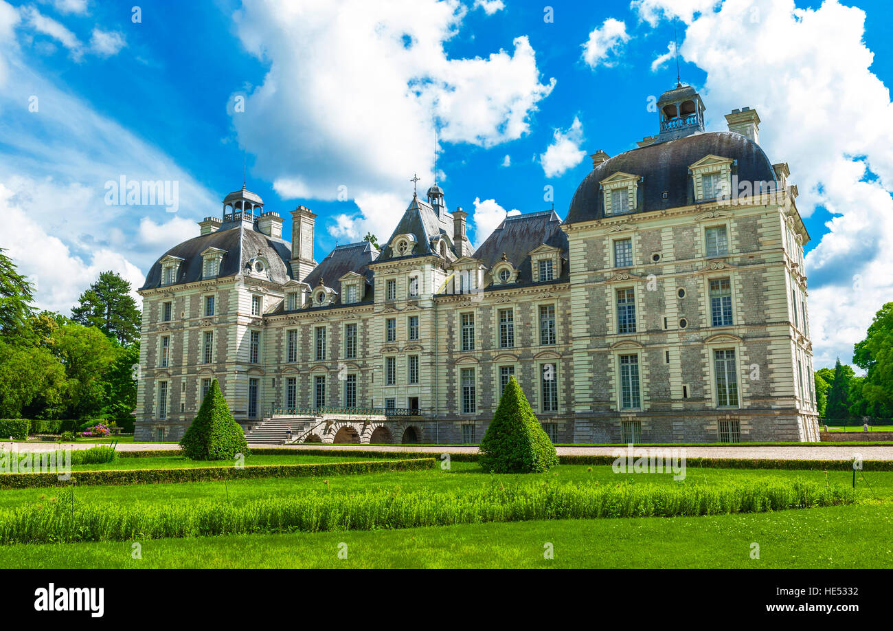 Park View on Cheverny castle Stock Photo - Alamy