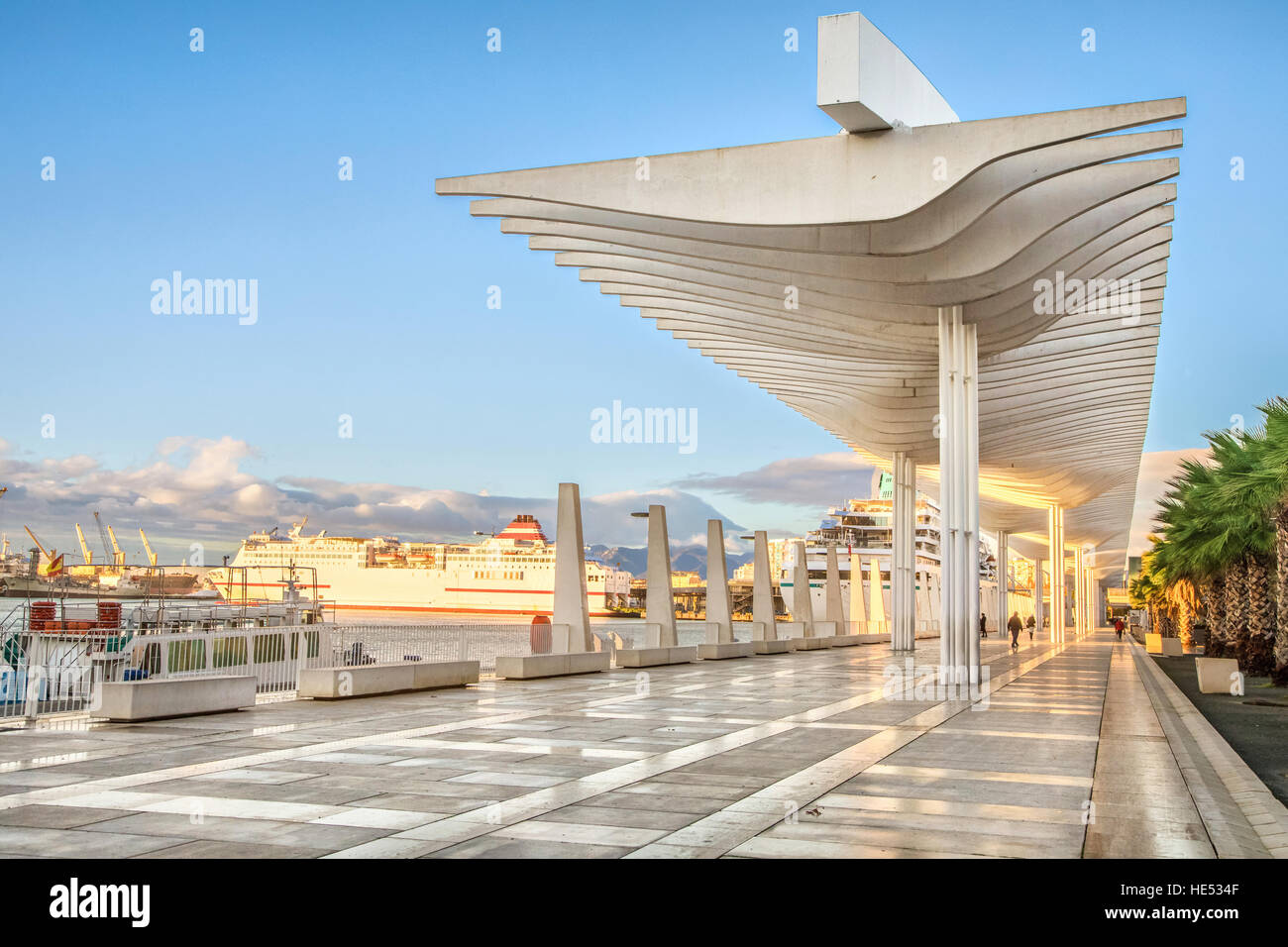 Malaga promenade in spain architecture hi-res stock photography and ...