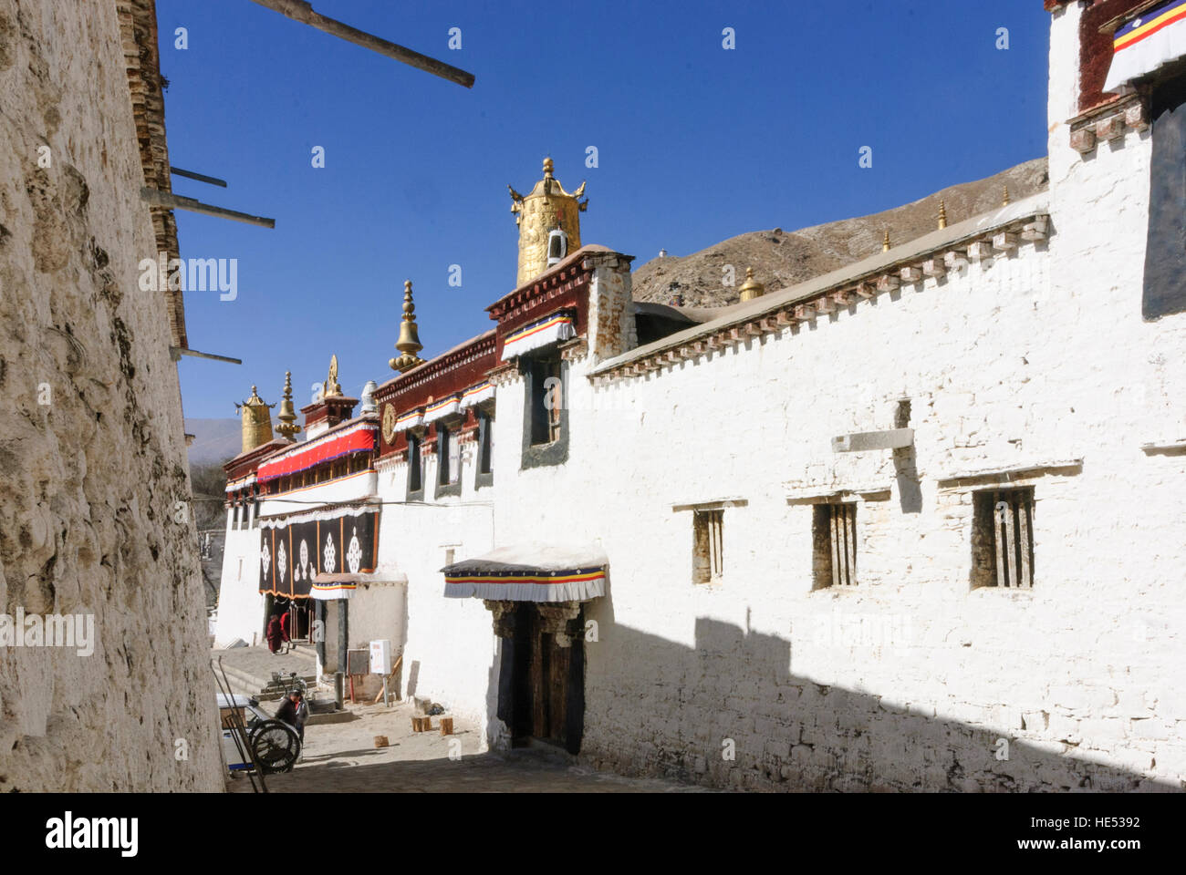Lhasa: Monastery Sera; Main prayer hall, Tibet, China Stock Photo - Alamy