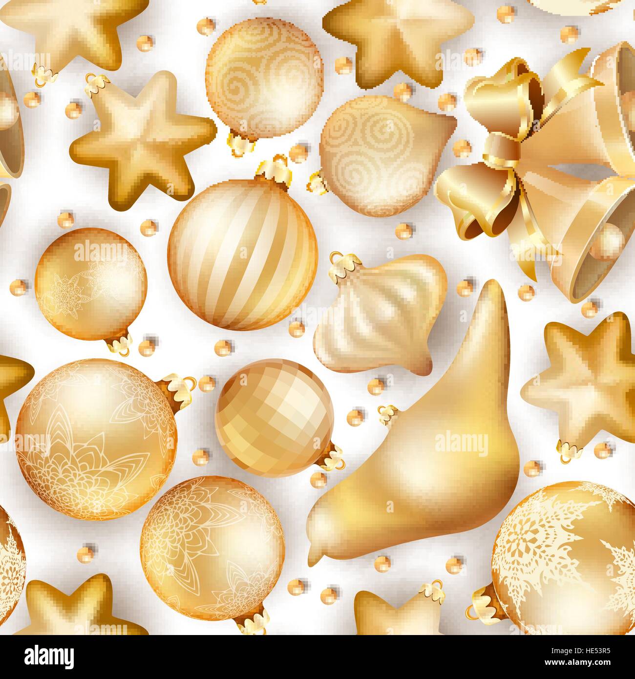 Seamless Christmas background. EPS 10 Stock Vector Image & Art - Alamy