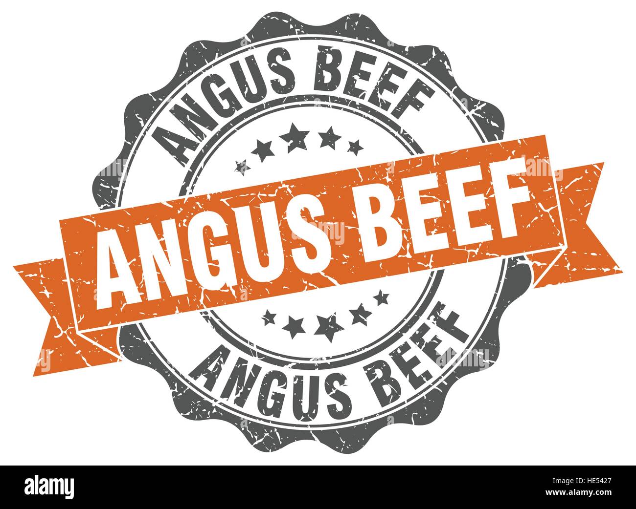 angus beef stamp. sign. seal Stock Vector Image & Art - Alamy